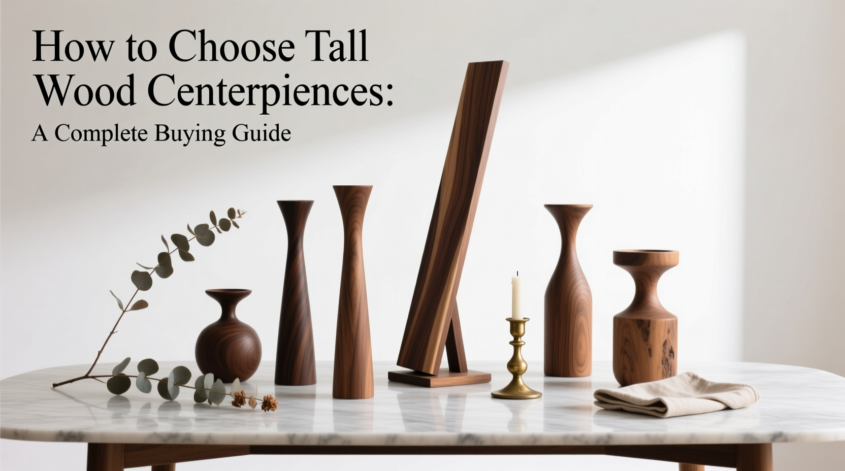How to Choose Tall Wood Centerpieces: A Complete Buying Guide