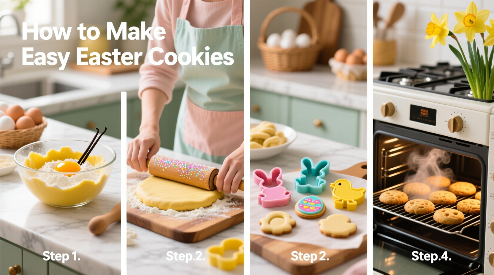 How to Make Easy Easter Cookies Step by Step