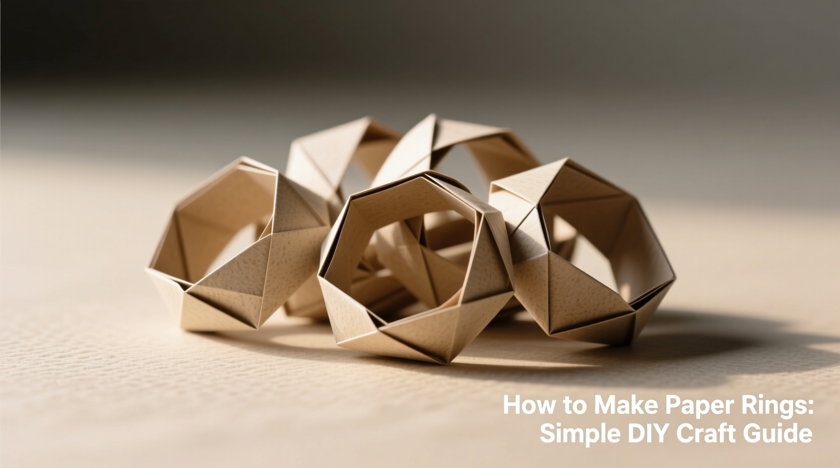 How to Make Paper Rings: Simple DIY Craft Guide