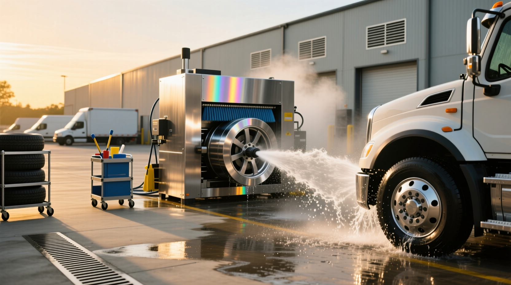 What Is a Wheel Wash Station and How Does It Work?