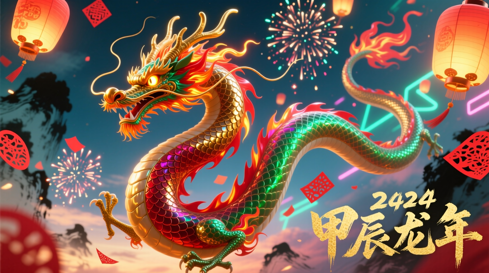 The Dragon: 2024 Chinese New Year Animal