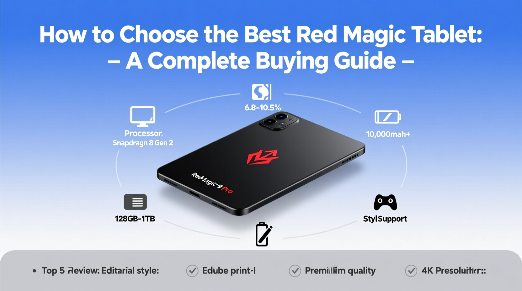 How to Choose the Best Red Magic Tablet for Gaming and Performance