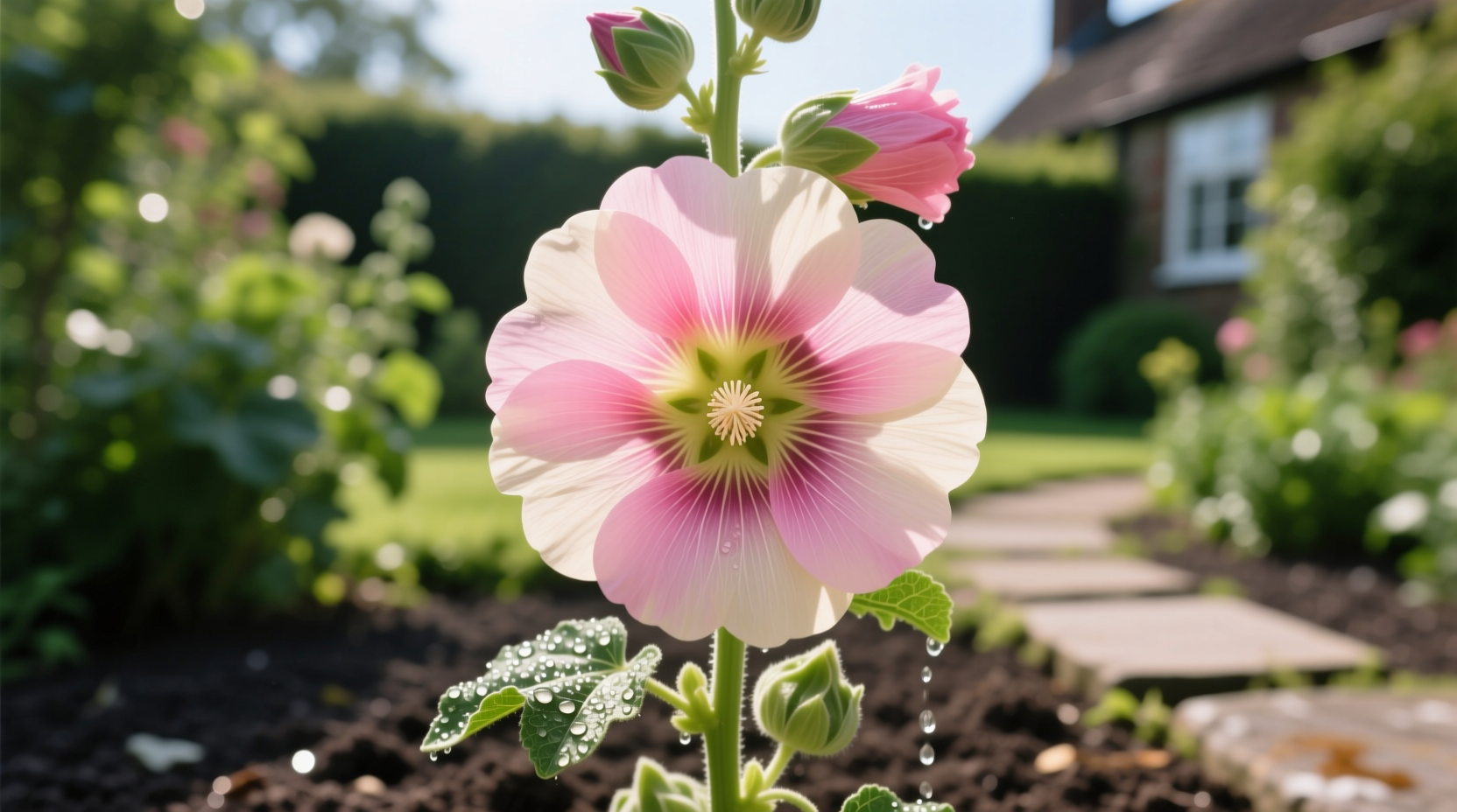 Hollyhock Plant Care: Rust Prevention & Watering Guide