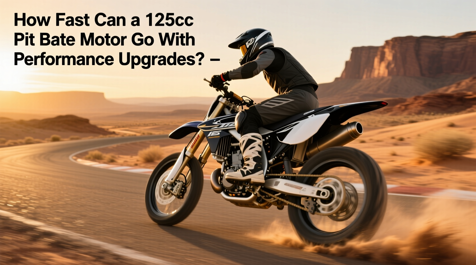 How Fast Can a 125cc Pit Bike Go with Performance Upgrades?