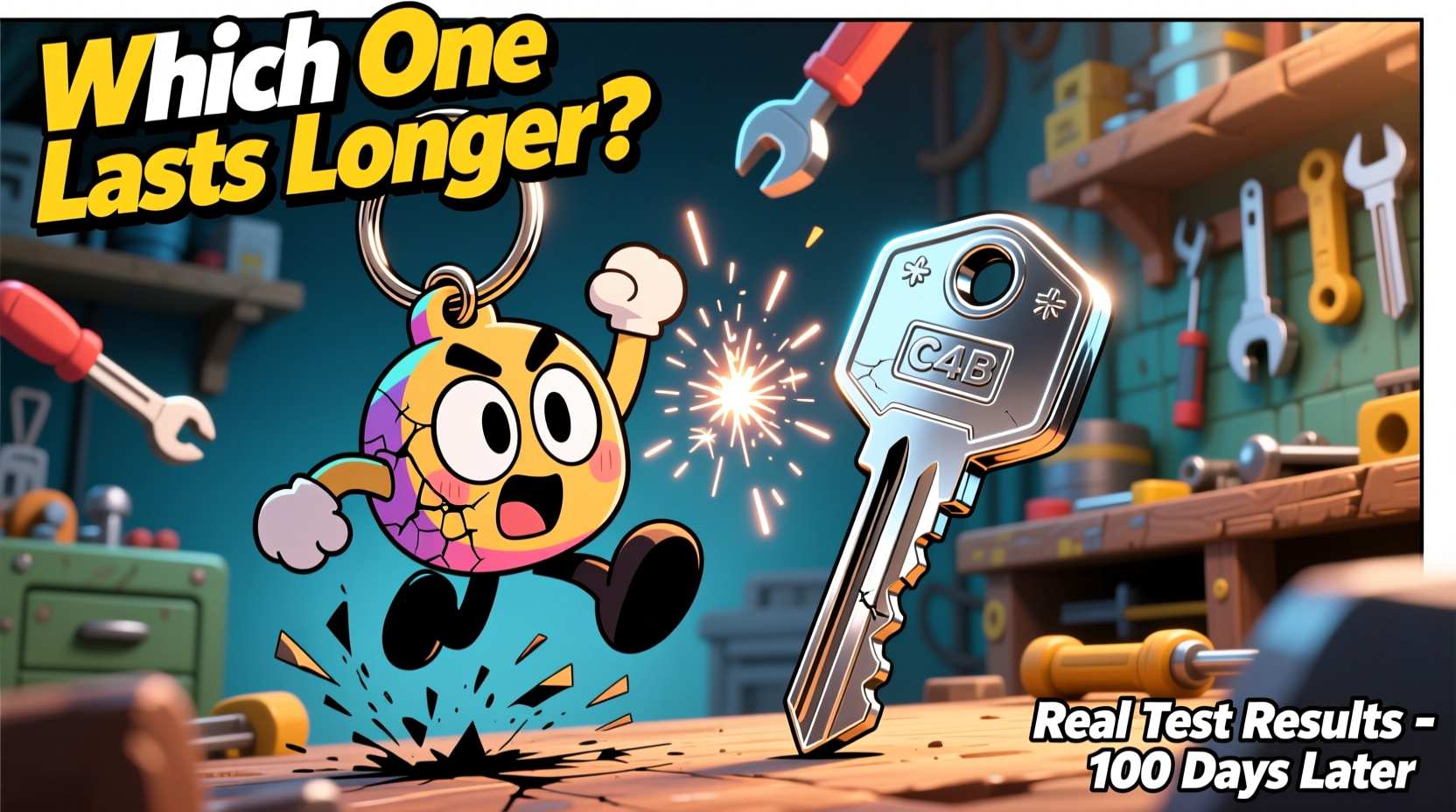 Cartoon Keychain Vs Metal Keychain Which One Actually Lasts Longer On ...