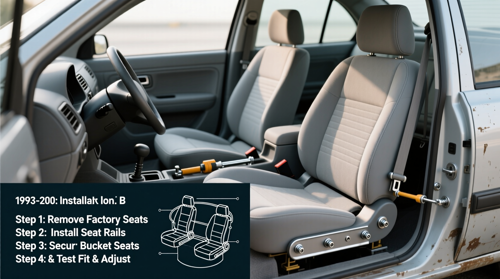 How to Install Bucket Seats in a Vauxhall Corsa B (1993–2000) – DIY Guide