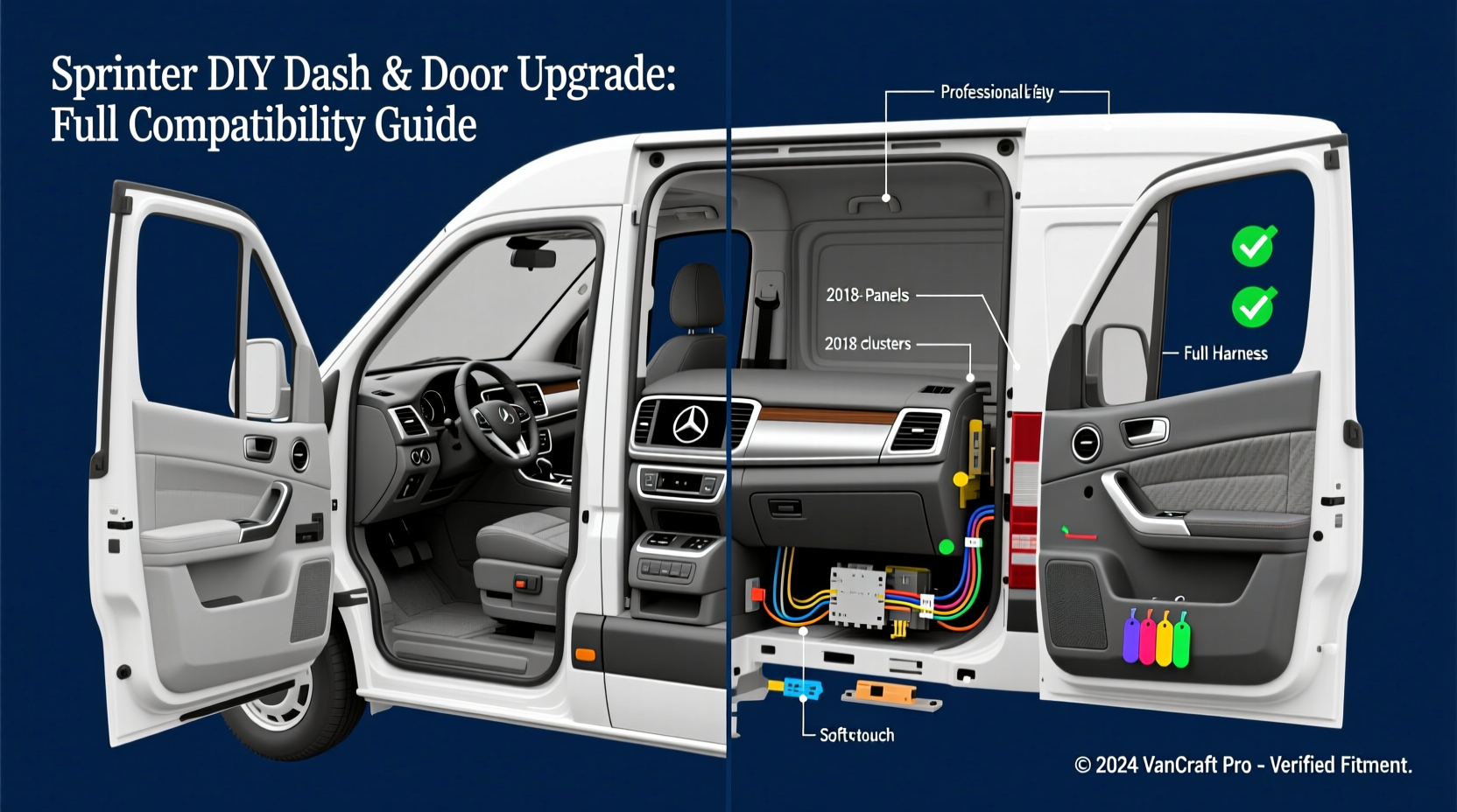 Sprinter DIY Dash & Door Upgrade: Full Compatibility Guide