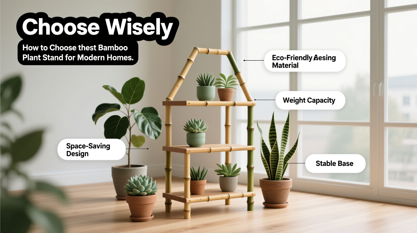 How to Choose the Best Bamboo Plant Stand for Modern Homes