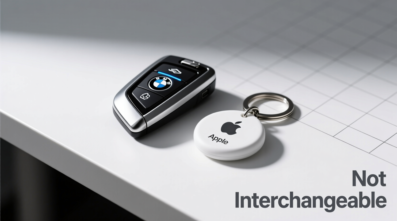 BMW Key Fob vs SmartTag Keychain: Not Interchangeable