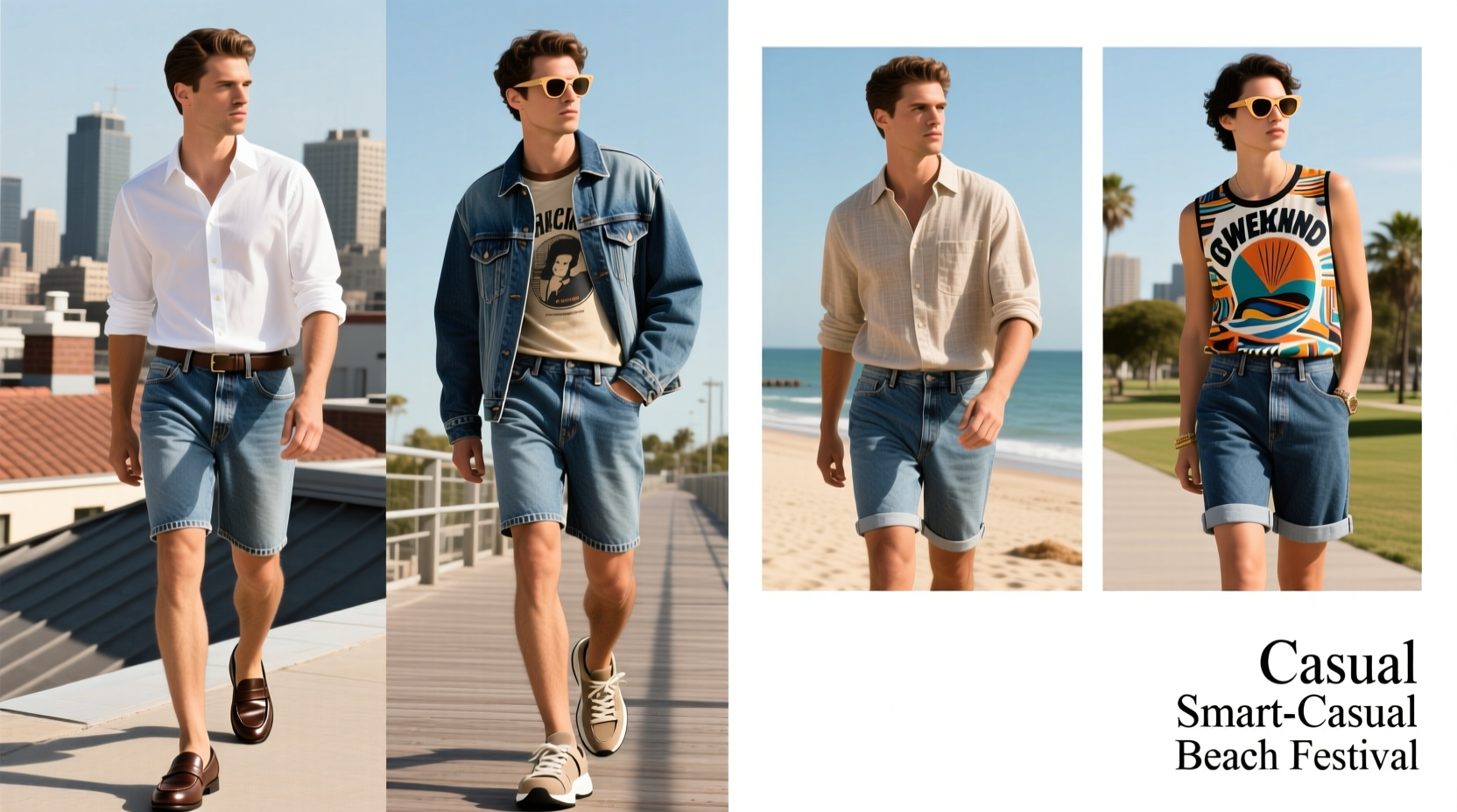 Mastering Mens Denim Shorts Stylish Outfit Ideas For Every Occasion
