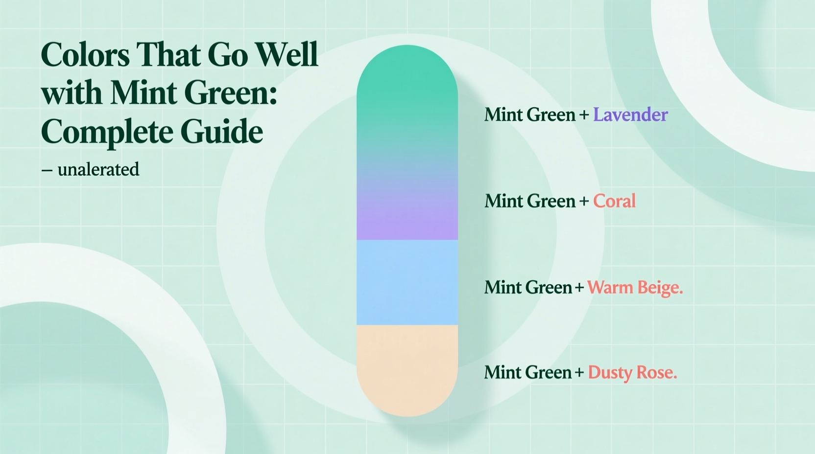 Colors That Go Well with Mint Green: Complete Guide