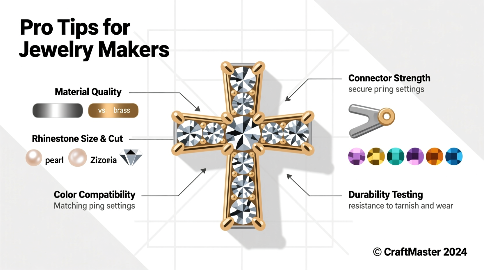How to Choose the Best Rhinestone Cross Connector for Jewelry Making