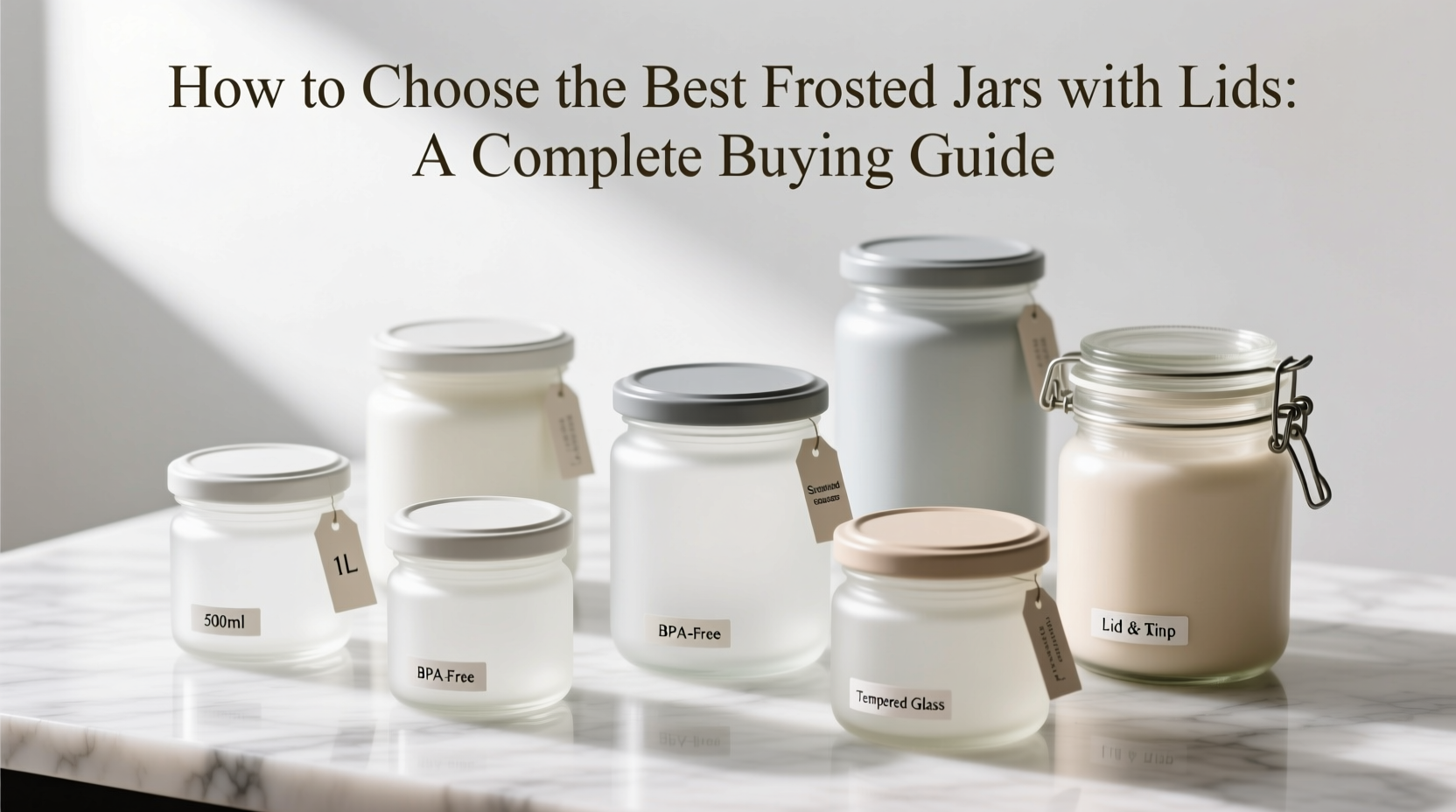 How to Choose the Best Frosted Jars with Lids: A Complete Buying Guide