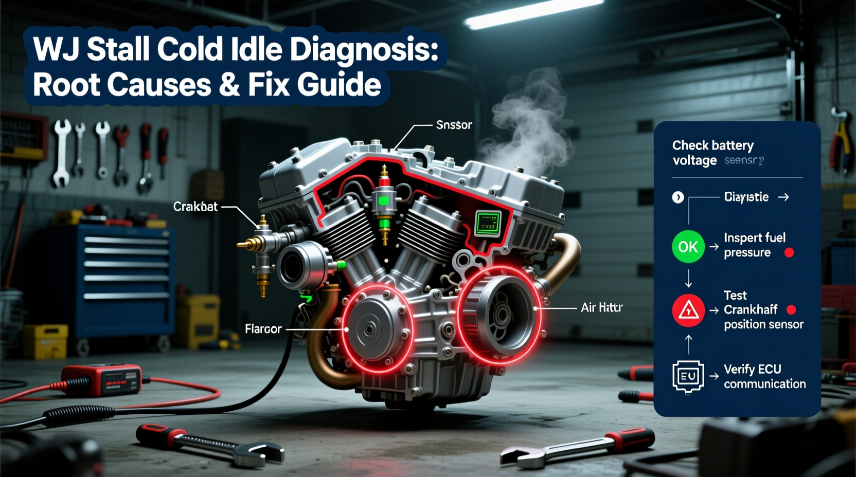 WJ Stall Cold Idle Diagnosis: Root Causes & Fix Guide