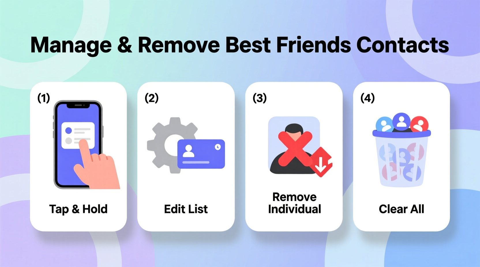 Effective Ways To Manage And Remove Contacts From Your Best Friends List