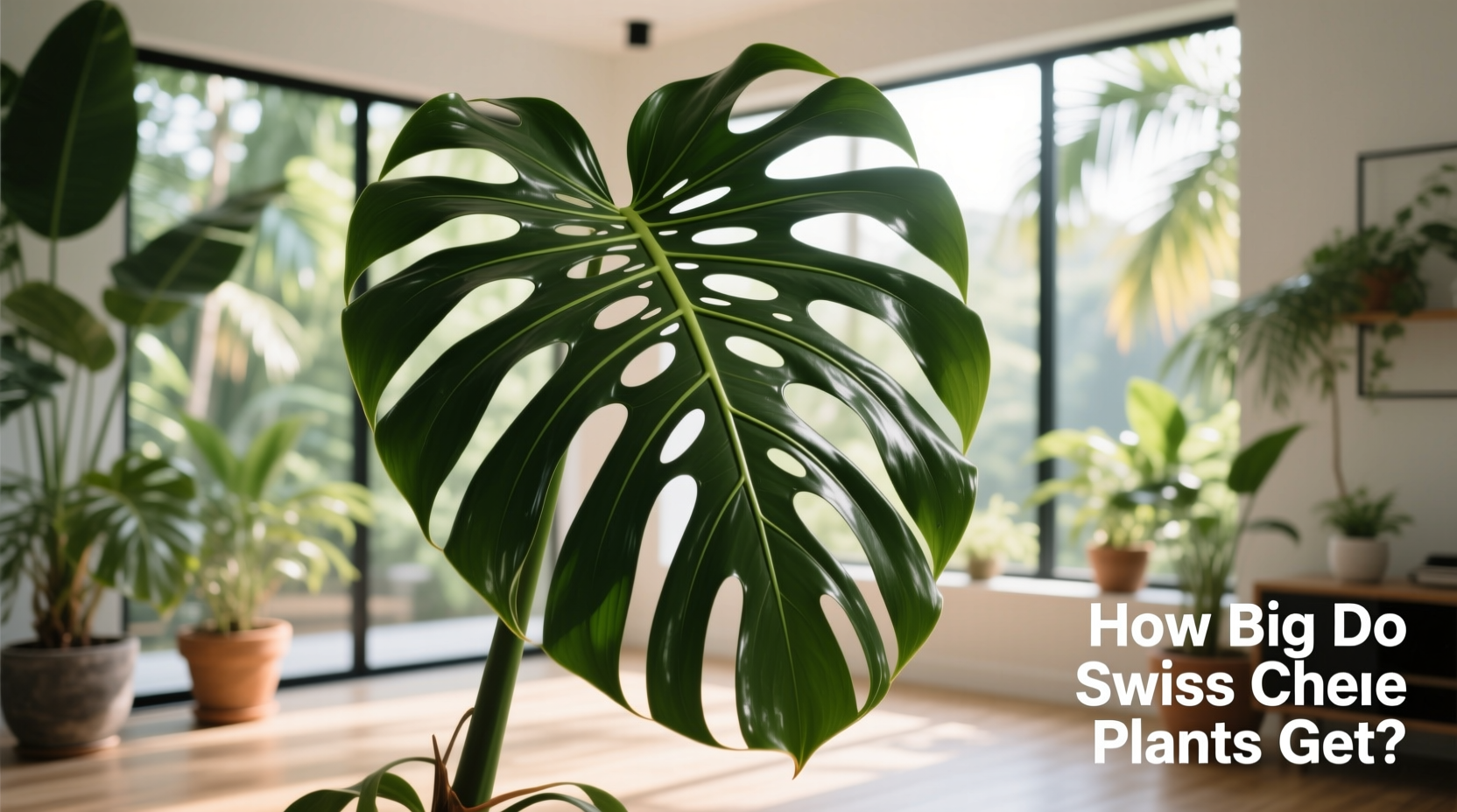 How Big Do Swiss Cheese Plants Get?