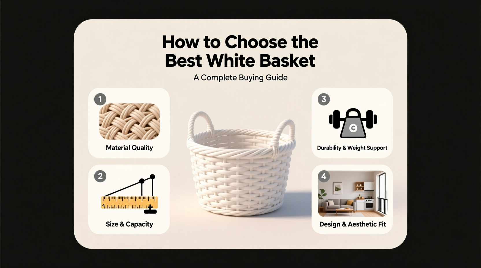 How to Choose the Best White Basket: A Complete Buying Guide