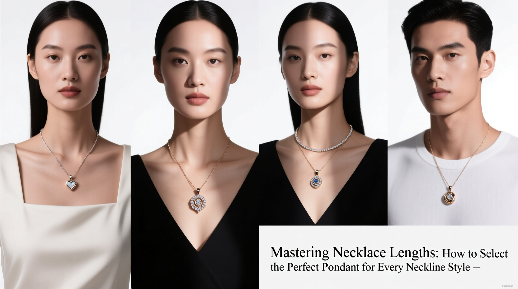 Mastering Necklace Lengths How To Select The Perfect Pendant For Every ...