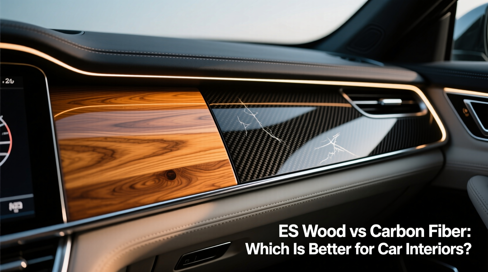 ES Wood vs Carbon Fiber: Which Is Better for Car Interiors?