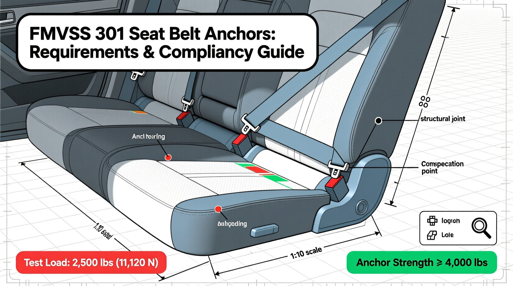FMVSS 301 Seat Belt Anchors: Requirements & Compliance Guide
