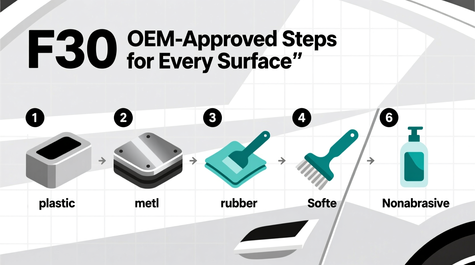F30 Trim Cleaning Guide: OEM-Approved Steps for Every Surface
