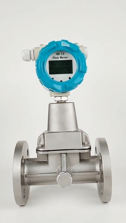 Rs485 Precession Vortex Flow Meter 420ma Hart 2 Sensors Propane Biogas Vortex Boiler Steam ...
