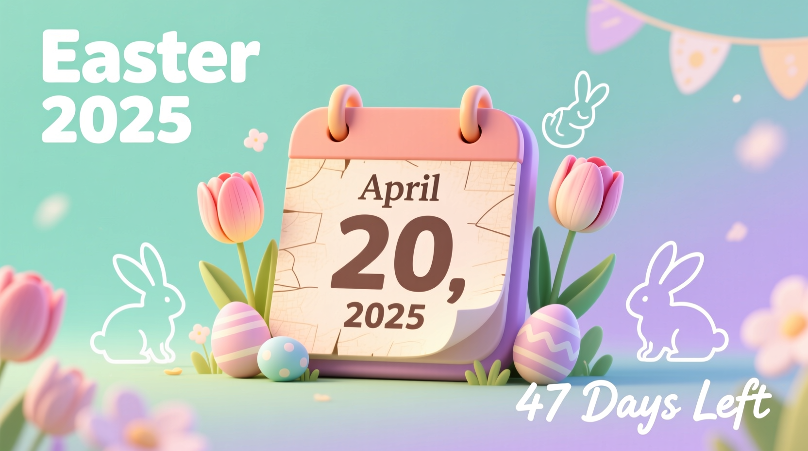Easter 2025: April 20, 47 Days Left