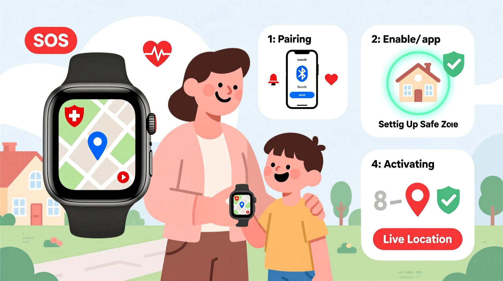 Step By Step Guide To Configuring A Gps Watch For Kids Ensuring Safety ...