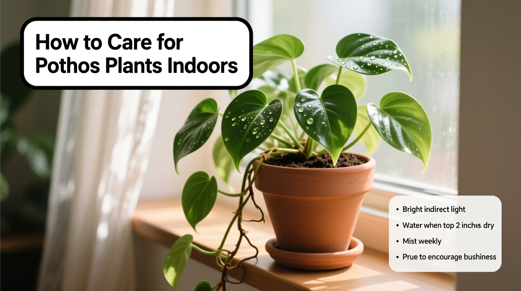 How to Care for Pothos Plants Indoors