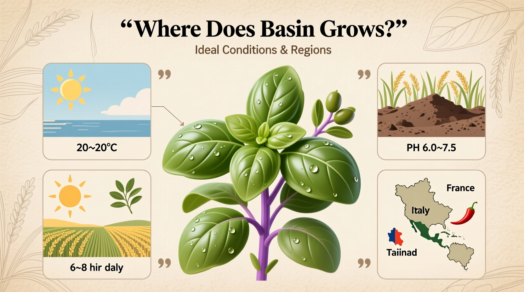 Where Does Basil Grow? Ideal Conditions & Regions