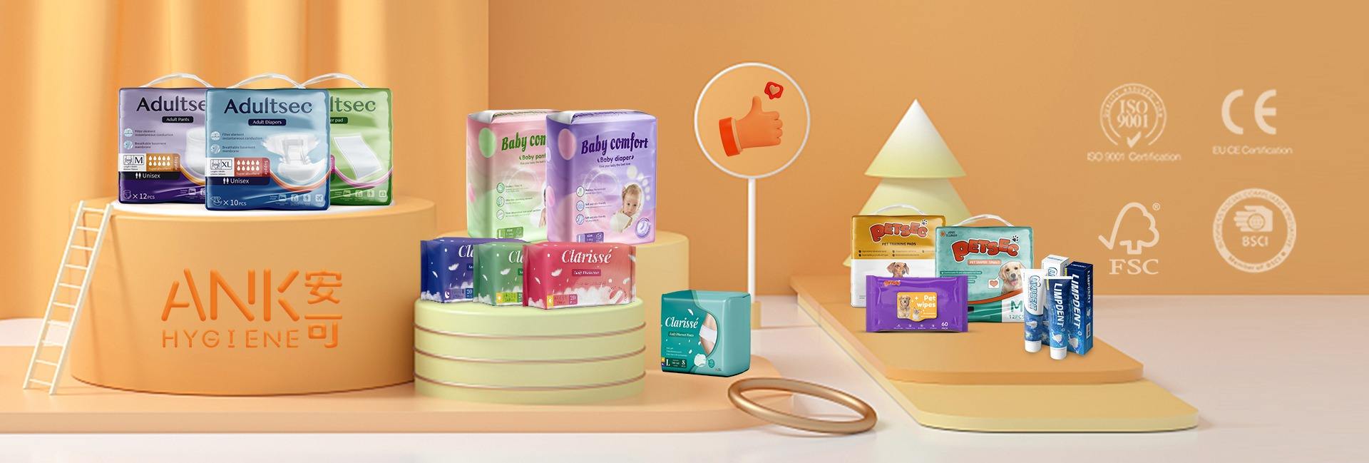 Xiamen Ank Hygiene Care Product Co., Ltd. - diaper, baby diaper