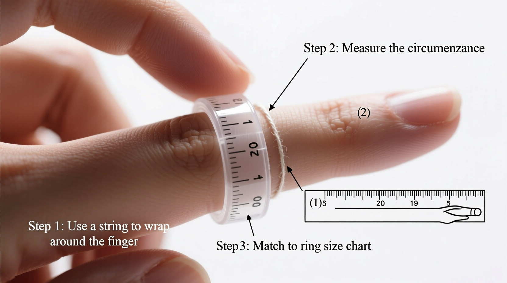 Step By Step Guide How To Accurately Measure Your Ring Size For An ...