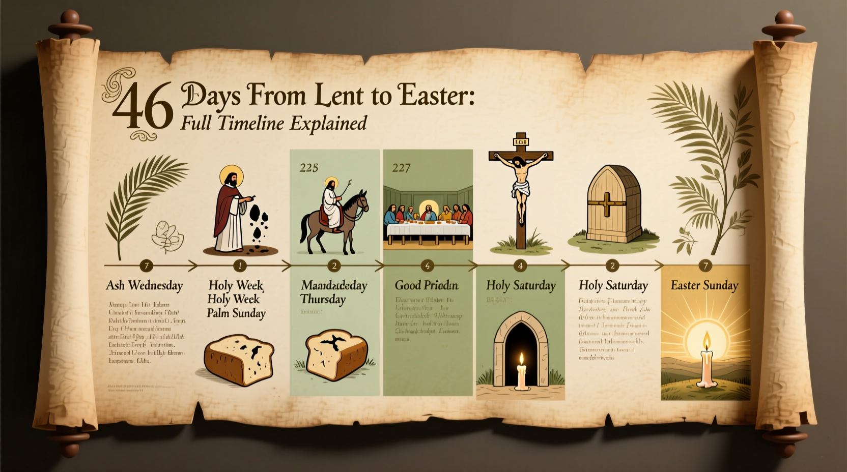 46 Days From Lent to Easter: Full Timeline Explained