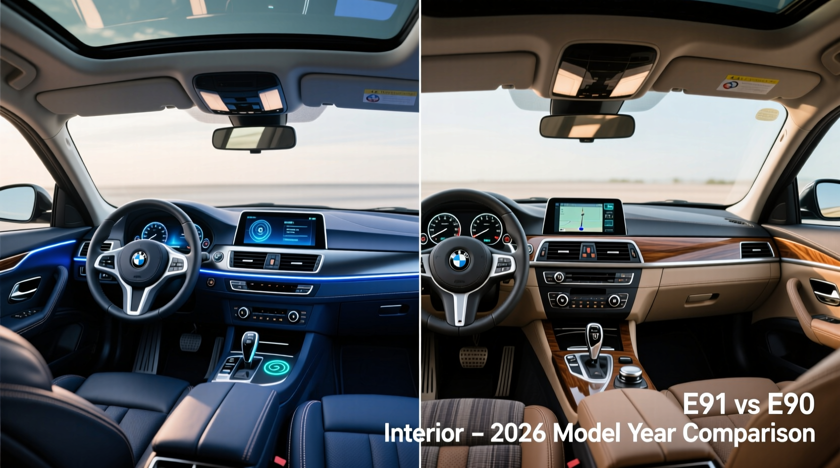 E91 vs E90 Interior: Key Differences for 2026 Model Year