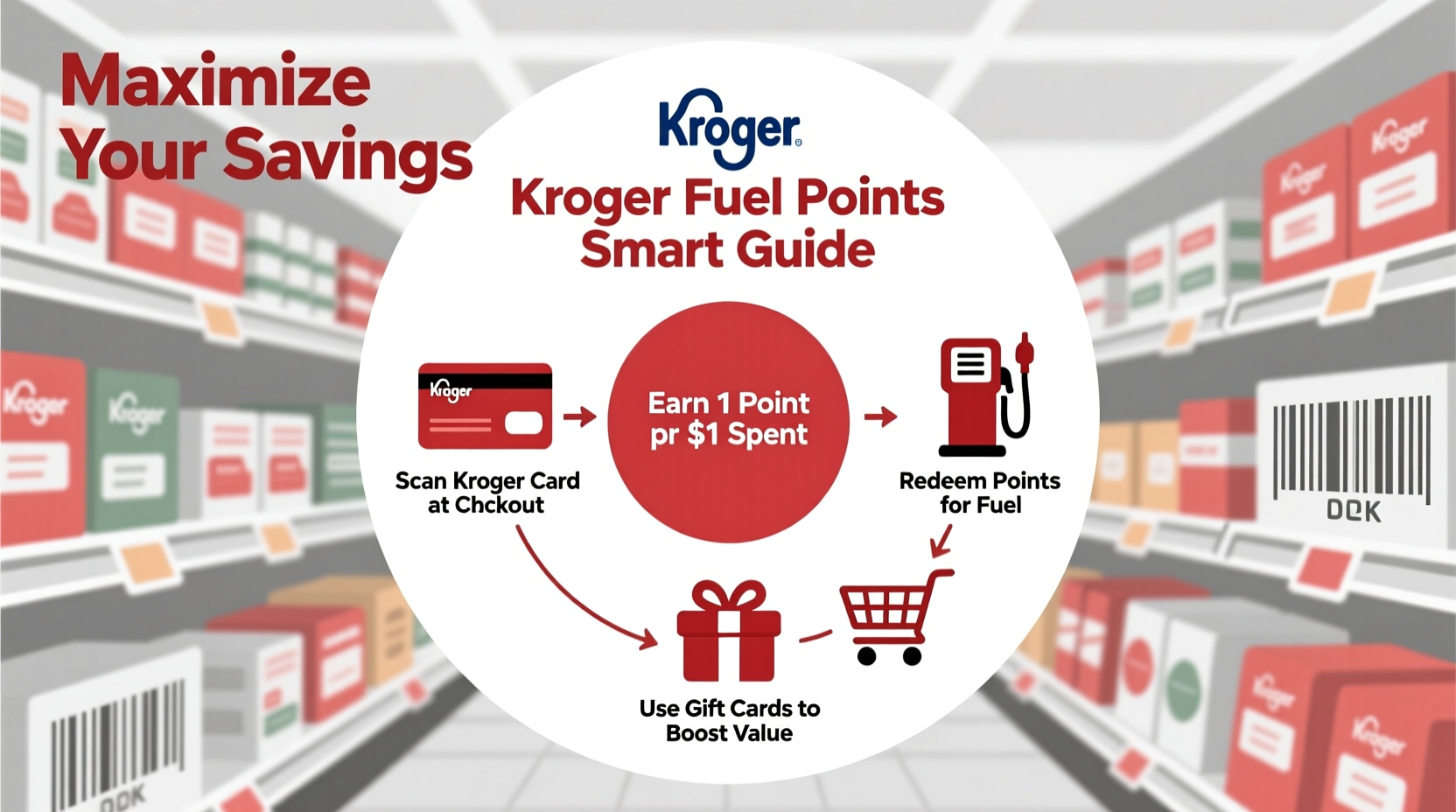 Maximize Kroger Fuel Points On Gift Cards Smart Savings Guide