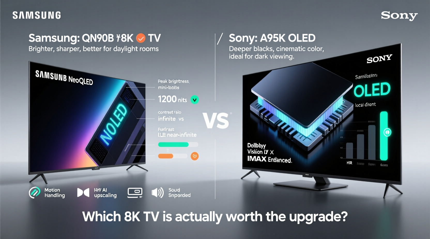 Samsung 8k Vs Sony 8k Tvs Which One Is Actually Worth The Upgrade