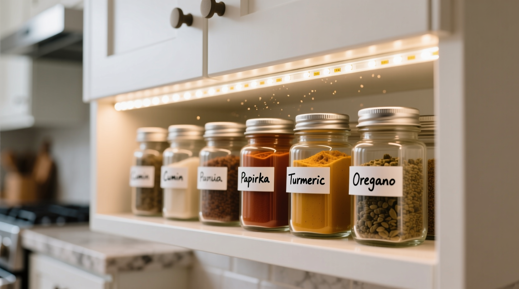 Smart Cabinet Light Strips: Worth It for Spices?