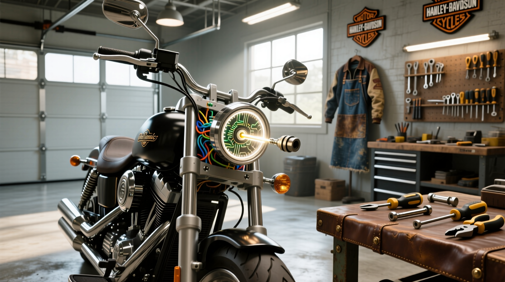 How to Install LED Headlights on a Harley Davidson Motorcycle