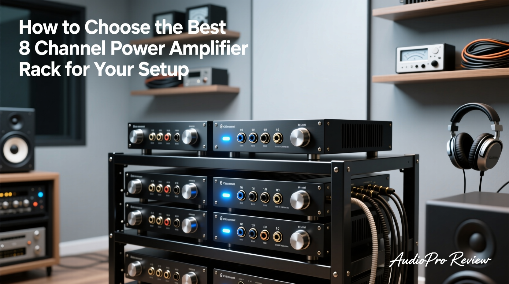 How to Choose the Best 8 Channel Power Amplifier Rack for Your Setup