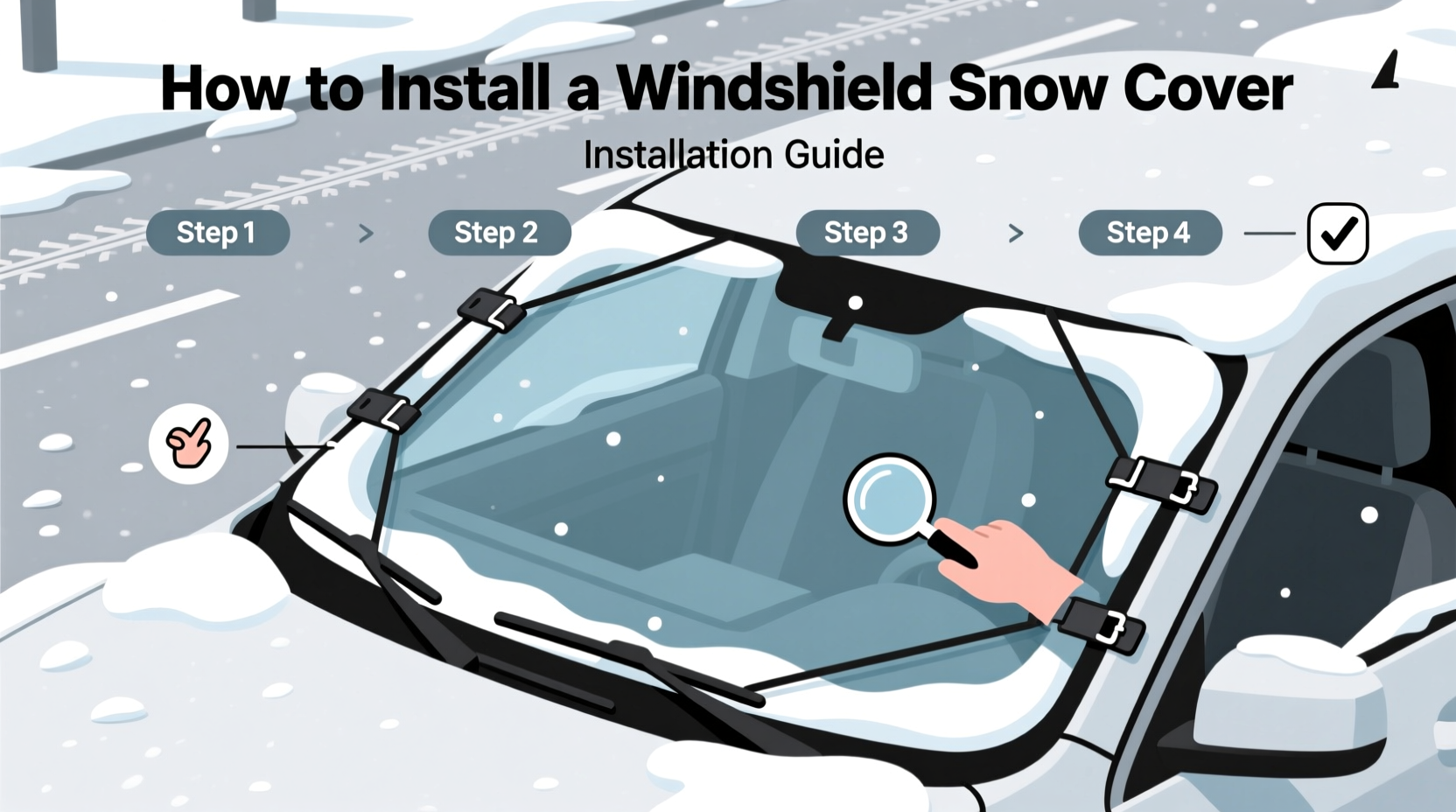 How to Install a Windshield Snow Cover: Step-by-Step Guide