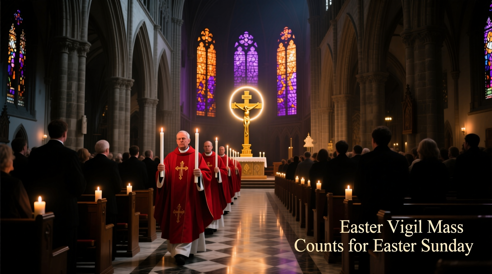 Yes, Easter Vigil Mass Counts for Easter Sunday