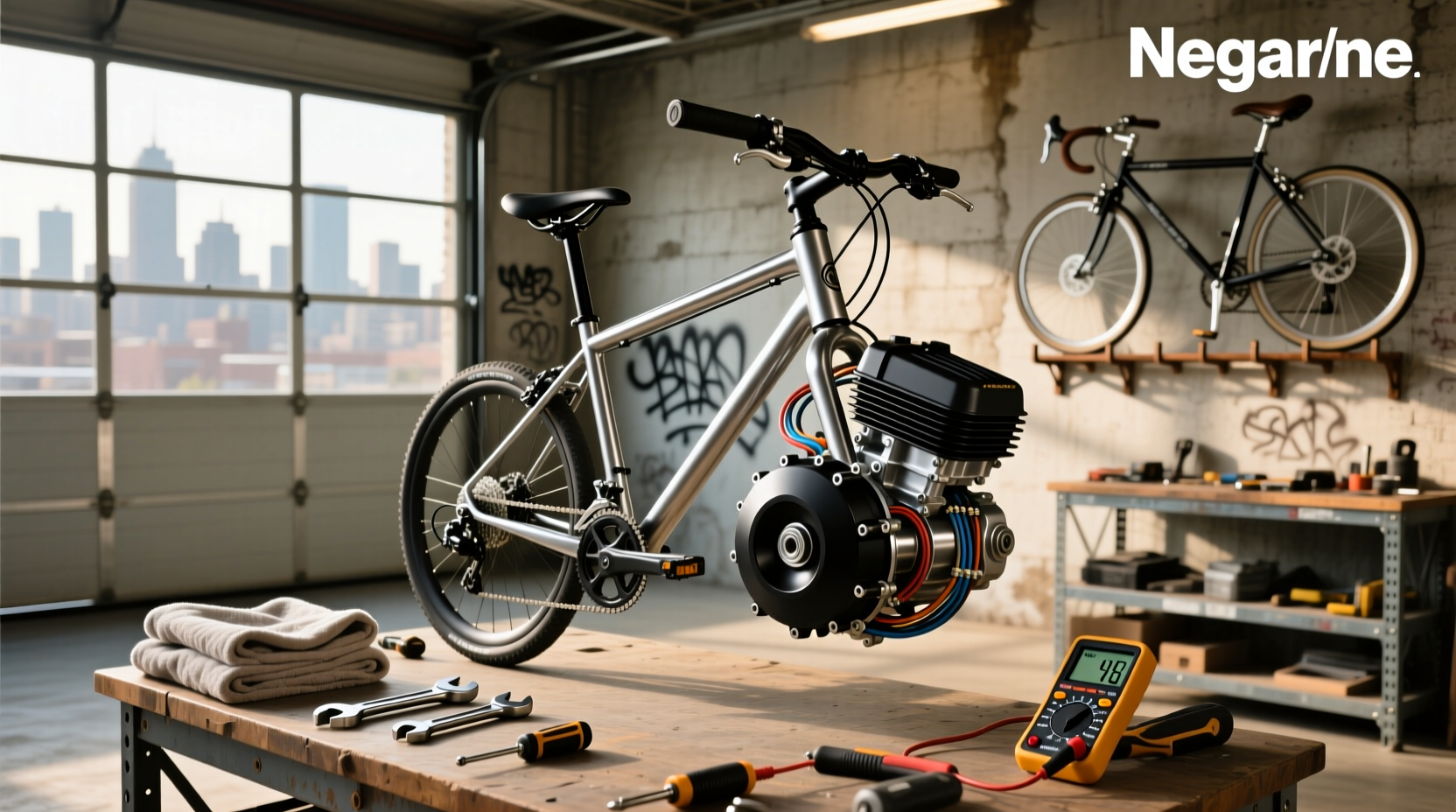 How to Build a Motorized Bike with a GX120 4 Stroke Engine