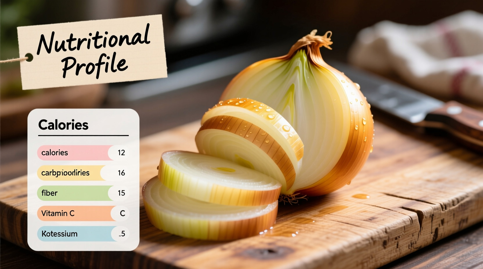 Yellow Onion Carbs: Exact Count Per Serving & Nutrition Facts