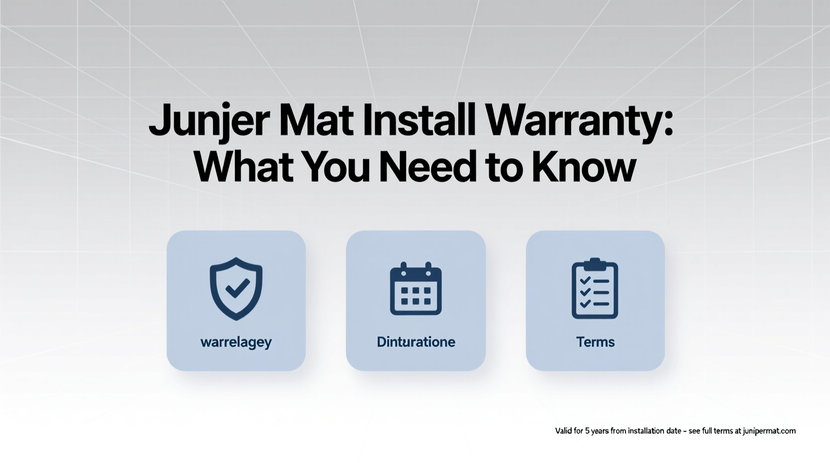 Juniper Mat Install Warranty: What You Need to Know