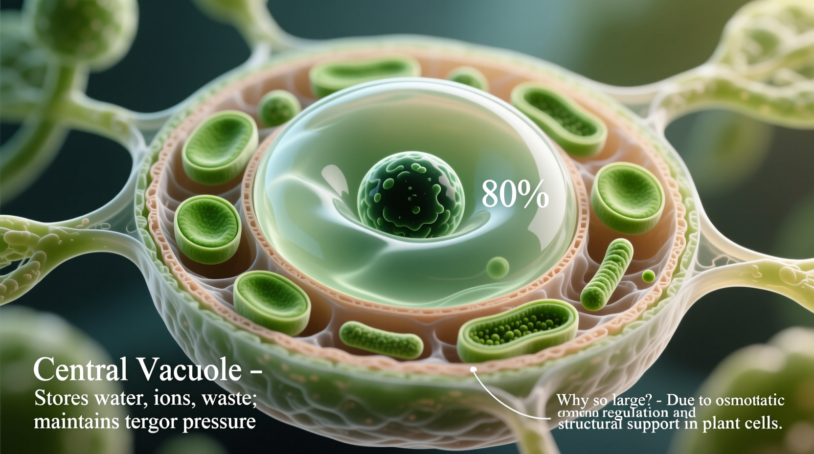 Vacuoles In Plant Cells Why Are They So Much Larger