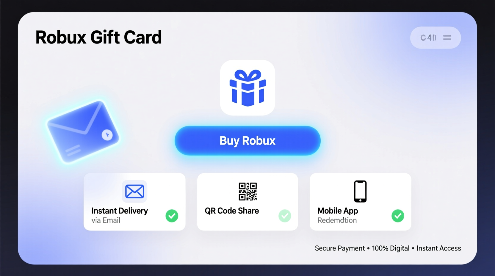 Buy Robux Gift Card Digital Quick Easy Gifting Options