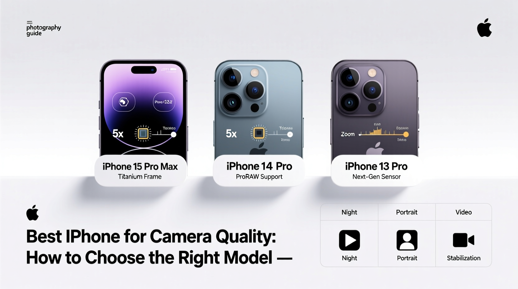 Best iPhone for Camera Quality: How to Choose the Right Model