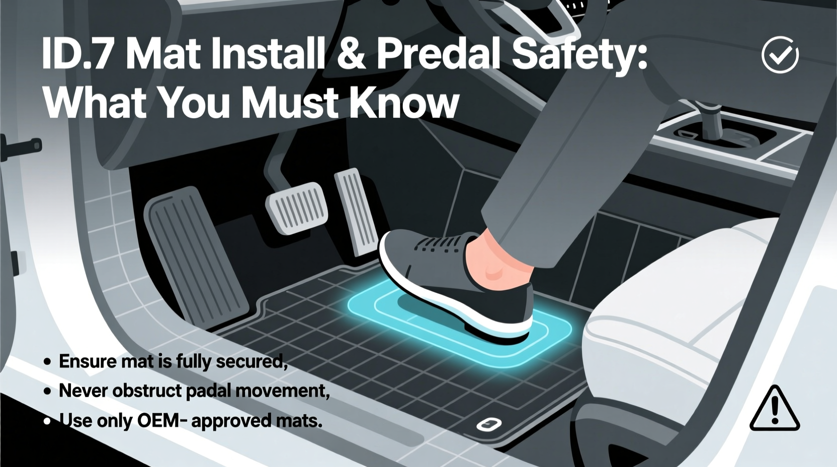 ID.7 Mat Install & Pedal Safety: What You Must Know