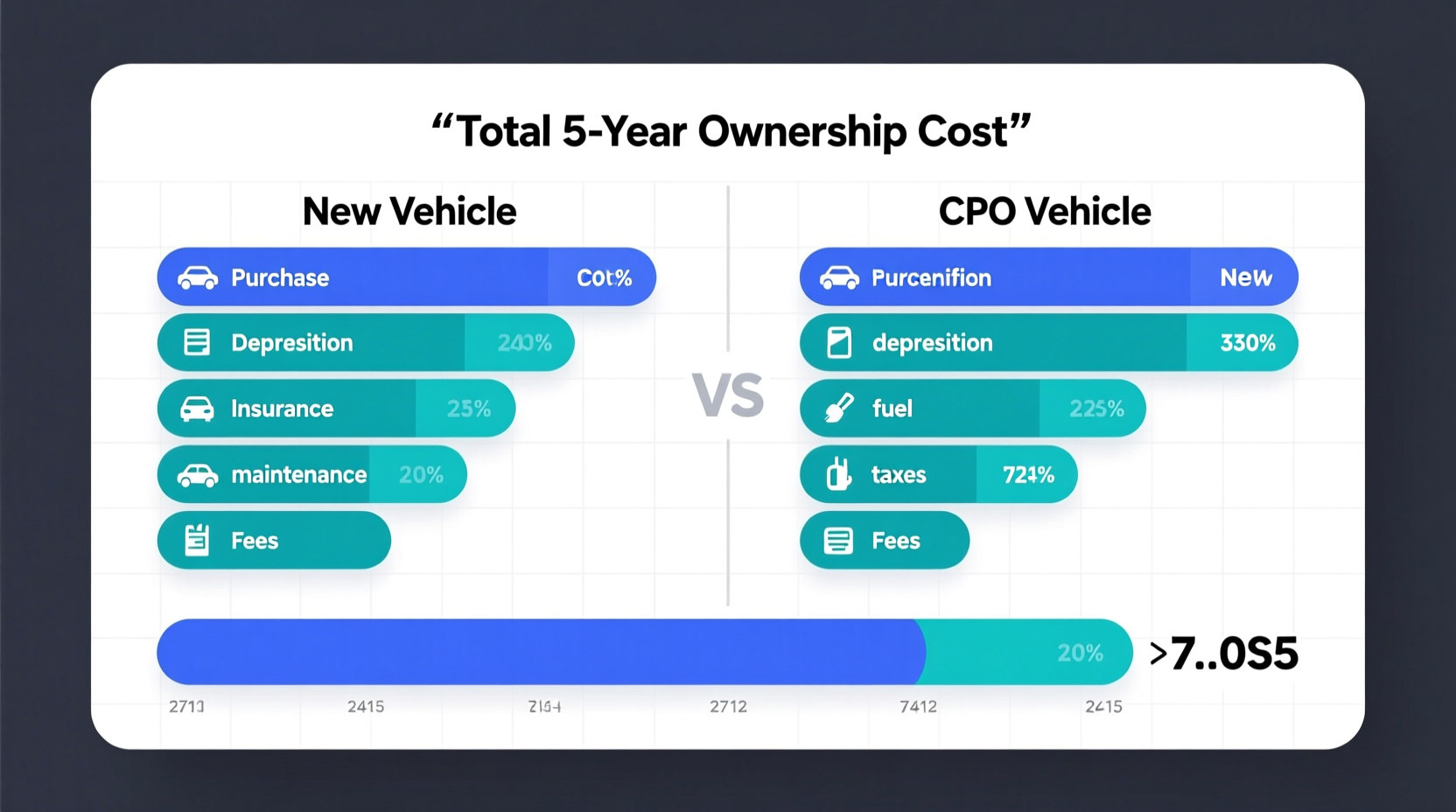 New vs CPO Cost Comparison: Total 5-Year Ownership Costs