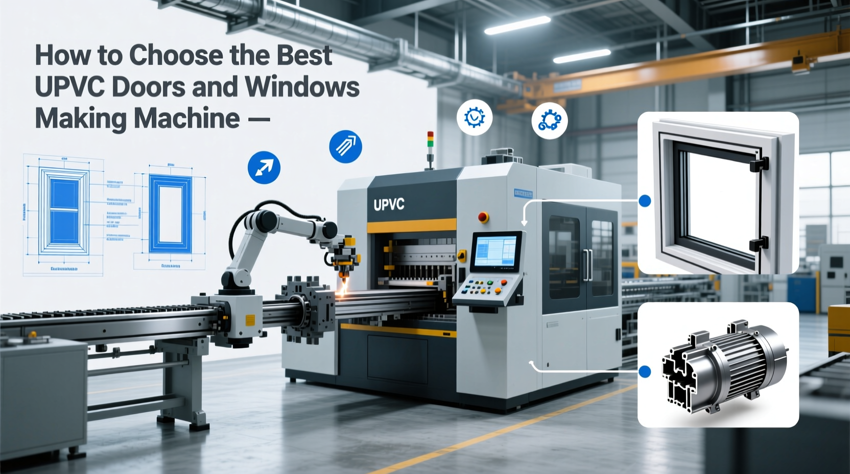How to Choose the Best UPVC Doors and Windows Making Machine